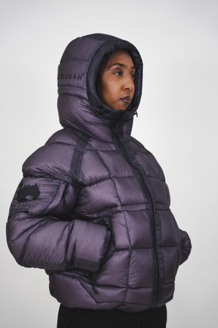ID PUFFER JACKET – LÚPINA PURPLE - Isak Douah