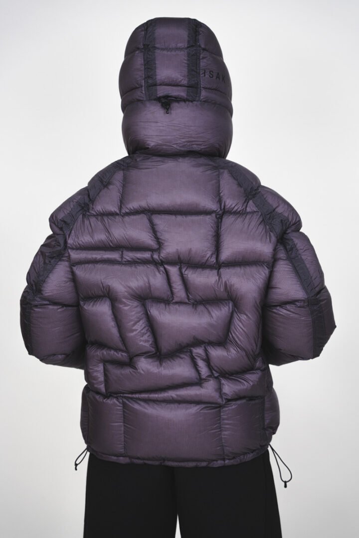 ID PUFFER JACKET – LÚPINA PURPLE - Isak Douah