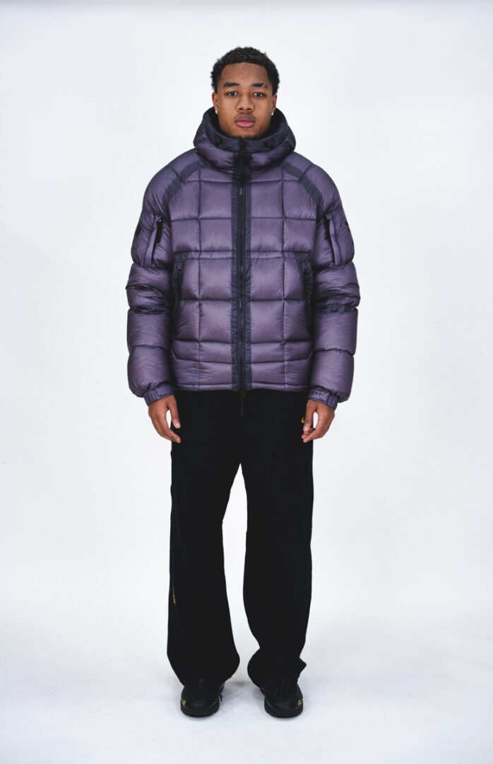 ID PUFFER JACKET – LÚPINA PURPLE - Isak Douah