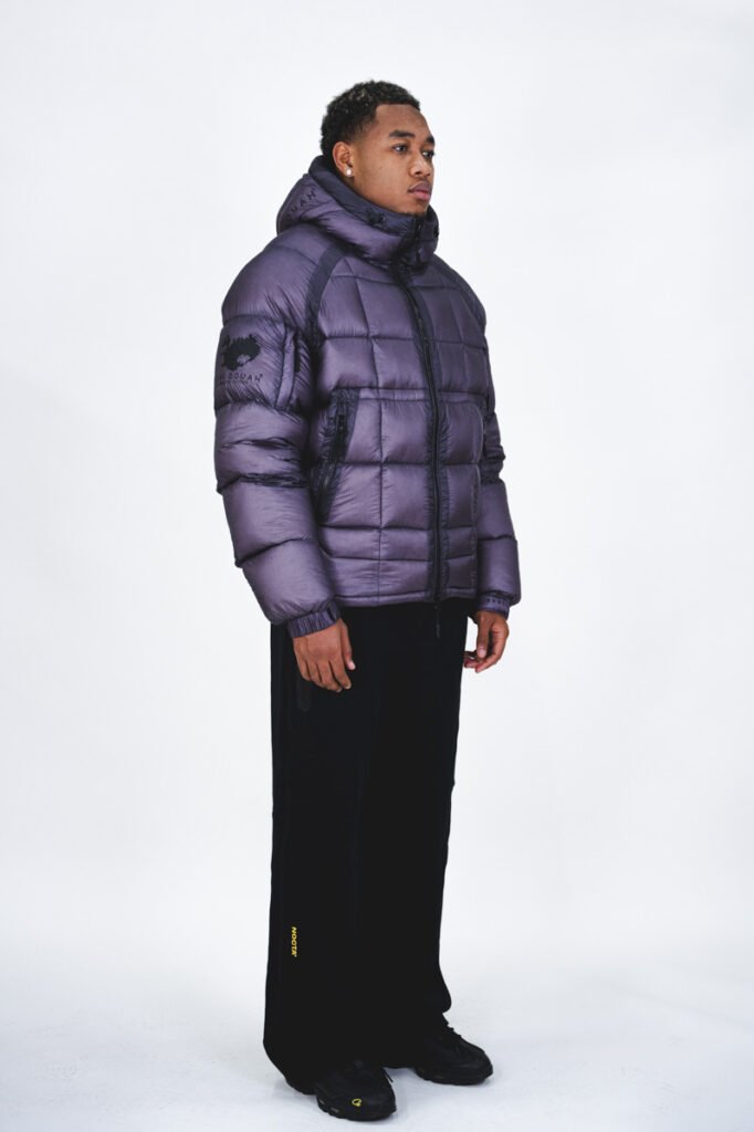 ID PUFFER JACKET – LÚPINA PURPLE - Isak Douah