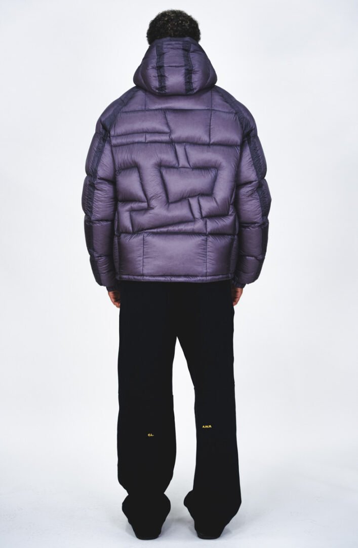 ID PUFFER JACKET – LÚPINA PURPLE - Isak Douah