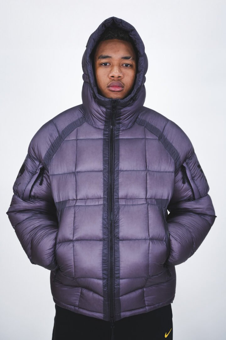 ID PUFFER JACKET – LÚPINA PURPLE - Isak Douah
