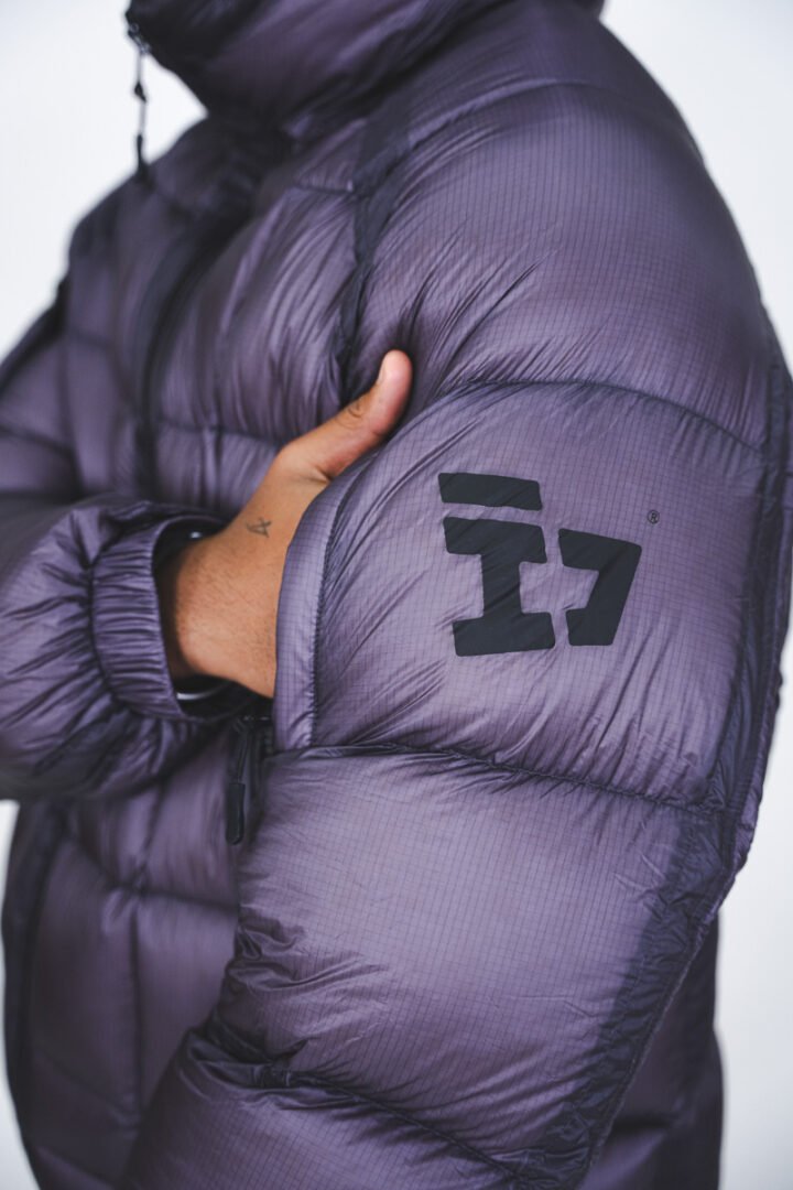ID PUFFER JACKET – LÚPINA PURPLE - Isak Douah